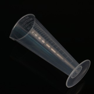 100ml Triangle Measuring Cup Lab Plastic Conical Graduated Cylinder for ...