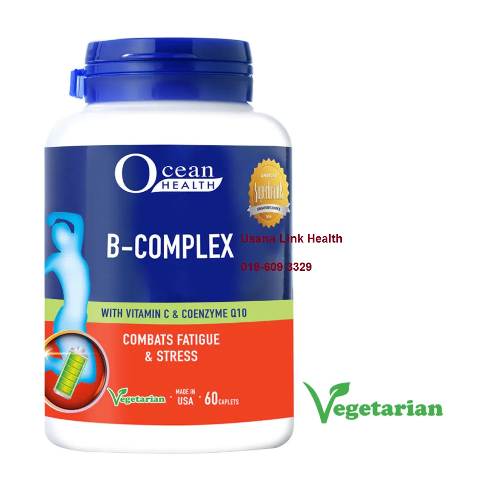 OCEAN HEALTH B Complex 60 Capsules - Preorder | Shopee Malaysia