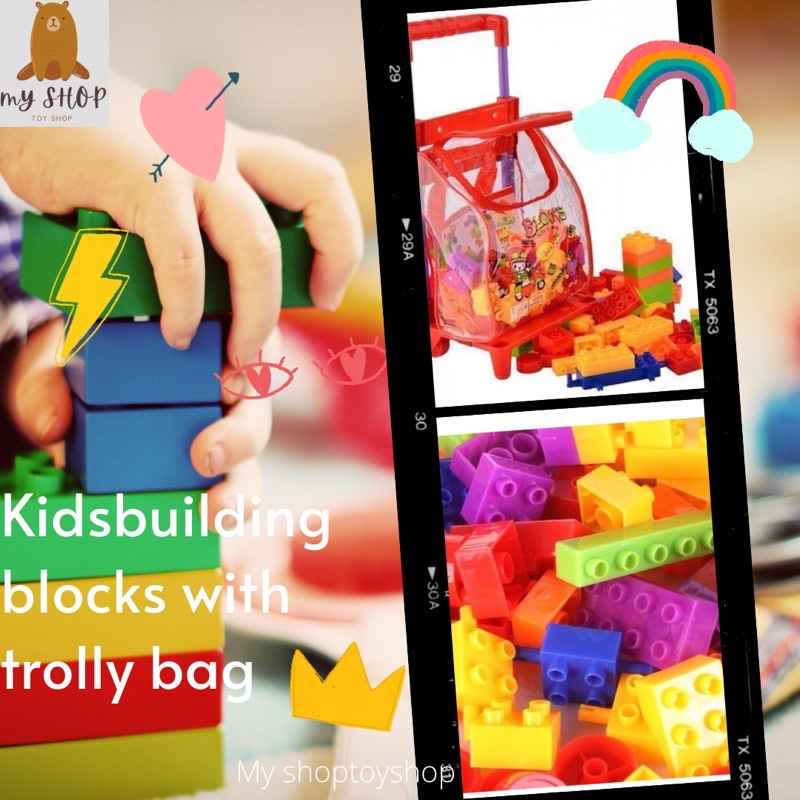 Kids Lego Blocks 96pcs/ Block Lego/ Lego Blocks | Shopee Malaysia