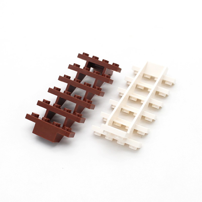 Moc Stairs 7x4x6 Straight Open 30134 DIY Enlighten Block Bricks ...