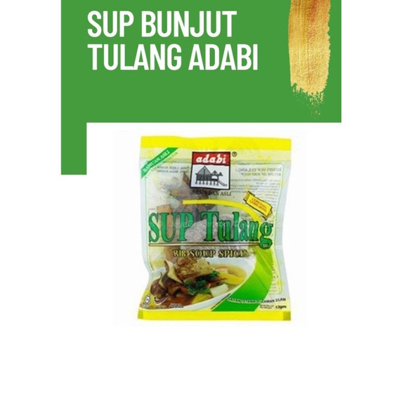 Sup Bunjut Tulang Adabi | Shopee Malaysia