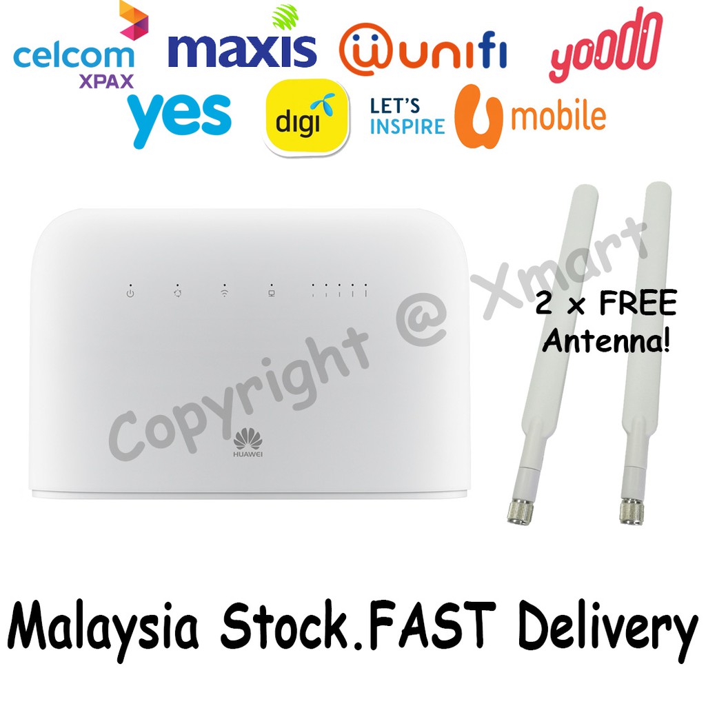 Huawei B715 Unlocked Modified CAT9 4G+ Router 4x4 MIMO B618 Successo ...