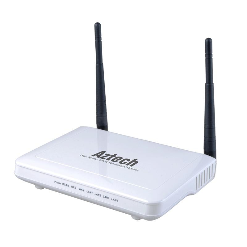 Aztech WL557RT4 High Speed 4-Port Wireless-N Router | Shopee Malaysia