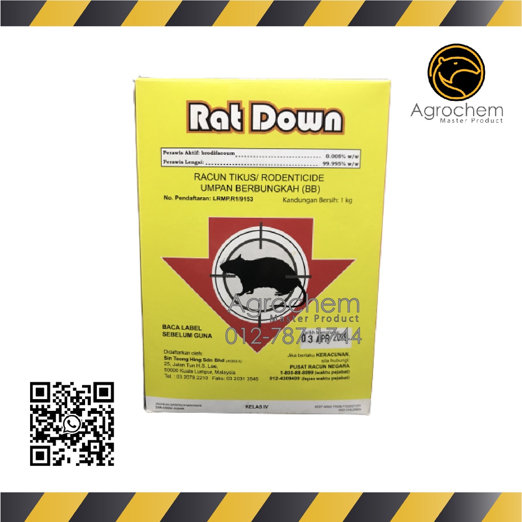 Rat Down Racun Tikus (1 kg) | Shopee Malaysia
