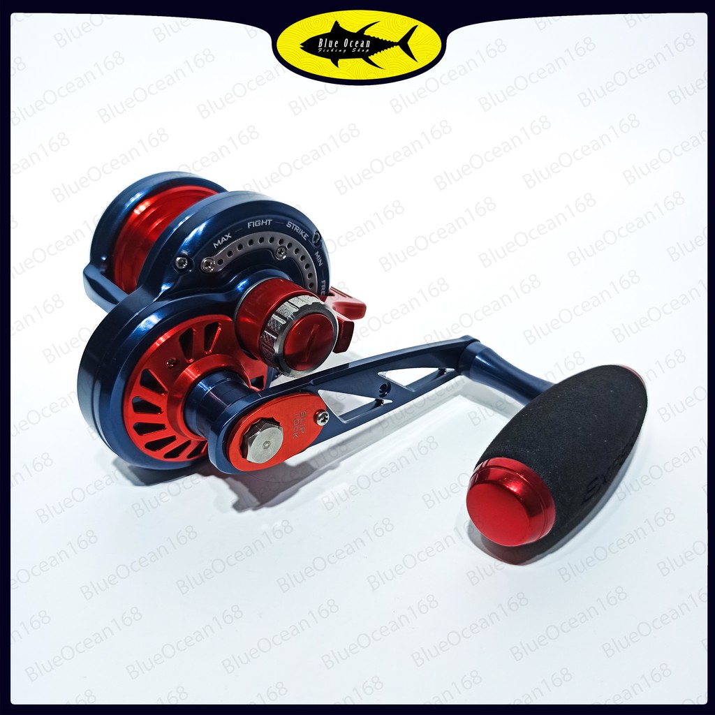 EXPERT Graphite Apex AX 30H-L Navy Red/Pink Fishing Slow Jigging Reel ...