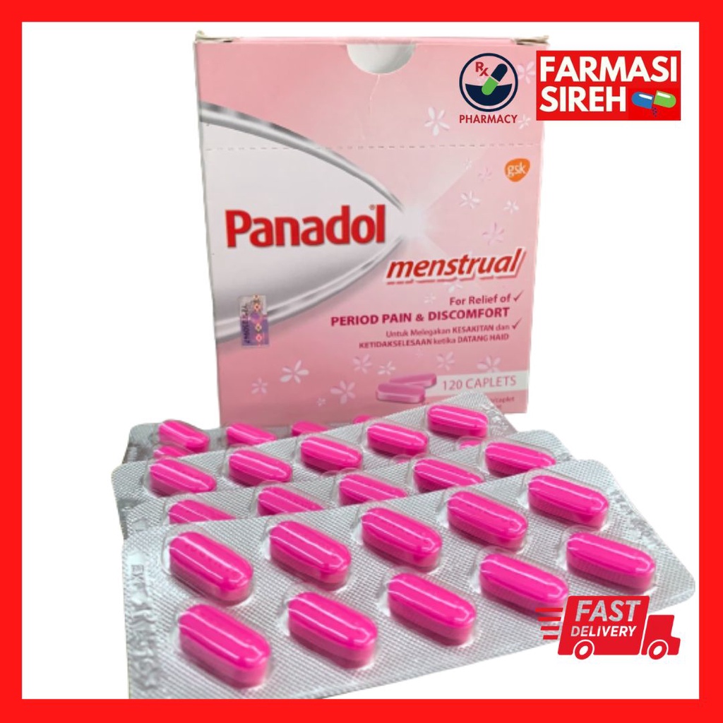 Panadol Menstrual / Period Pain Discomfort 10 Caplet Tablet | Shopee ...