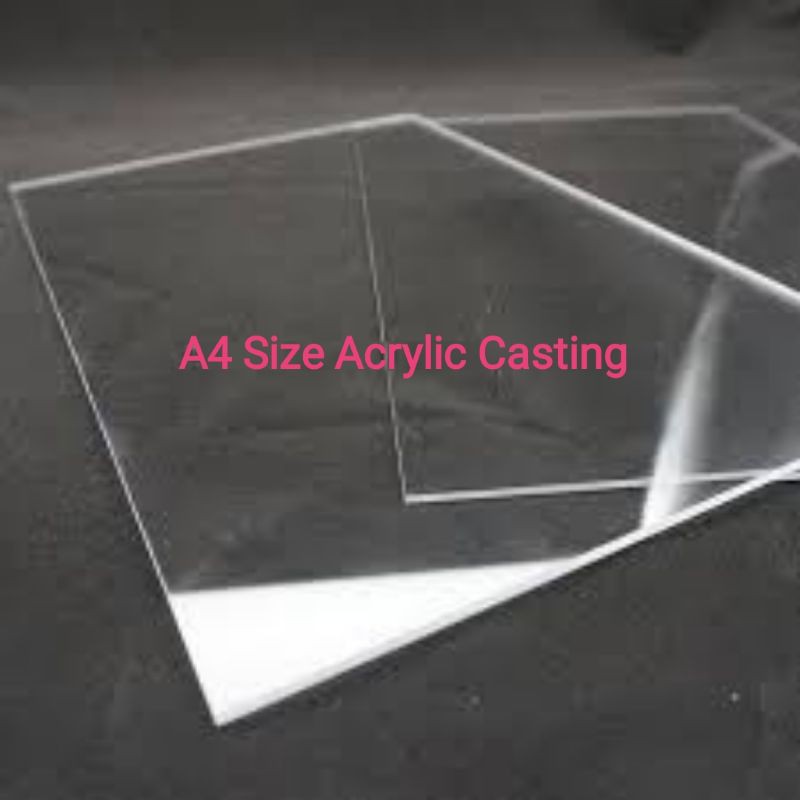 A4 Size Acrylic Clear Casting/Perspex Sheet/Acrylic Board Plexiglass ...