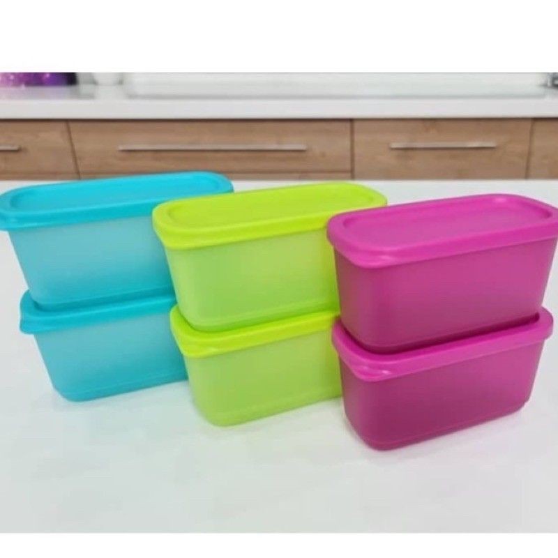 Tupperware Cubix Mini Rectangular(2pcs) | Shopee Malaysia