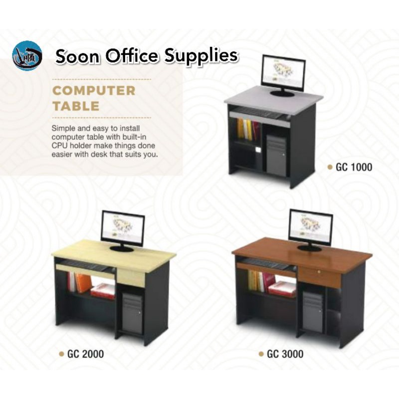 (GC 2000) Computer Table / Office Table /Study Table | Shopee Malaysia