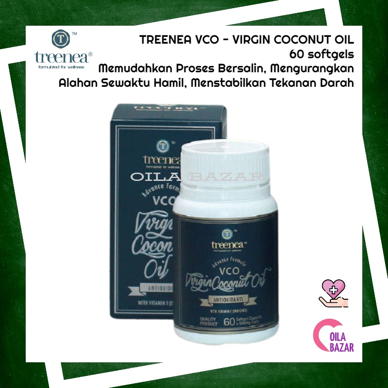 Treenea Virgin Coconut Oil 60 Softgels - Supplement Ibu Hamil / Minyak ...