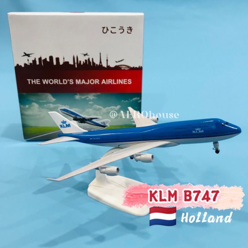 Latest Aeroplane/Aircraft Model- KLM Royal Dutch Airlines B747 Holland ...