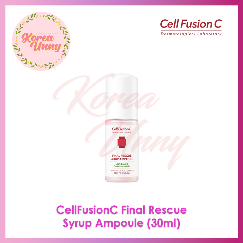 CellFusionC Final Rescue Syrup Ampoule (30ml) | Shopee Malaysia