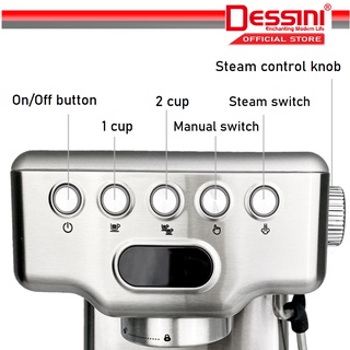 DESSINI ITALY 20 Bar Espresso Coffee Maker Brew Froth Cappuccino Latte ...