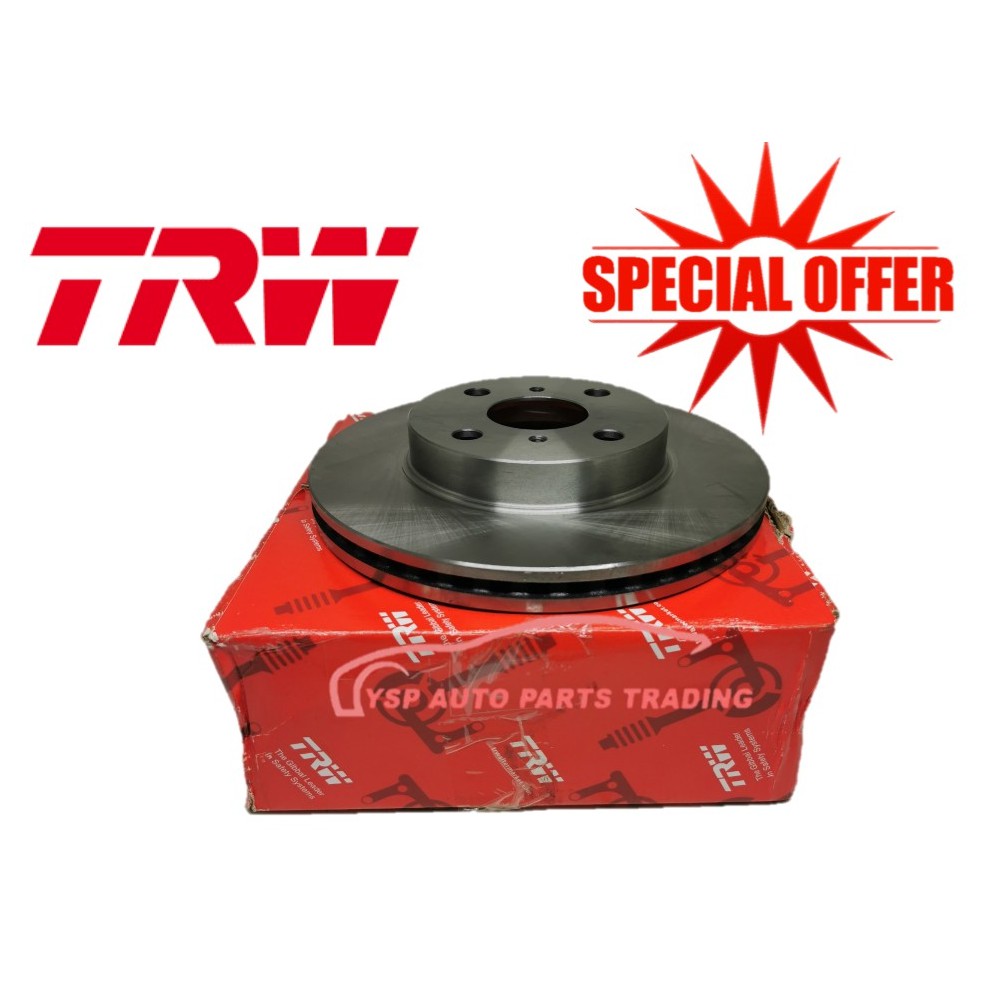 (TRW) Front Disc Rotor for Perodua Alza 2009 - 2012 (1 Pair) | Shopee ...
