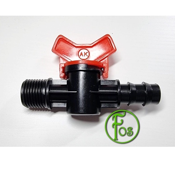 LDPE Quick action valve 16mm x 1/2", QAV, OT valve, Off take valve ...