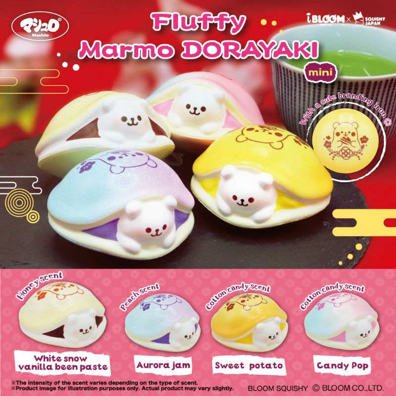 Ibloom vol.2 Mini Fluffy Marmo Dorayaki Squishy | Shopee Malaysia