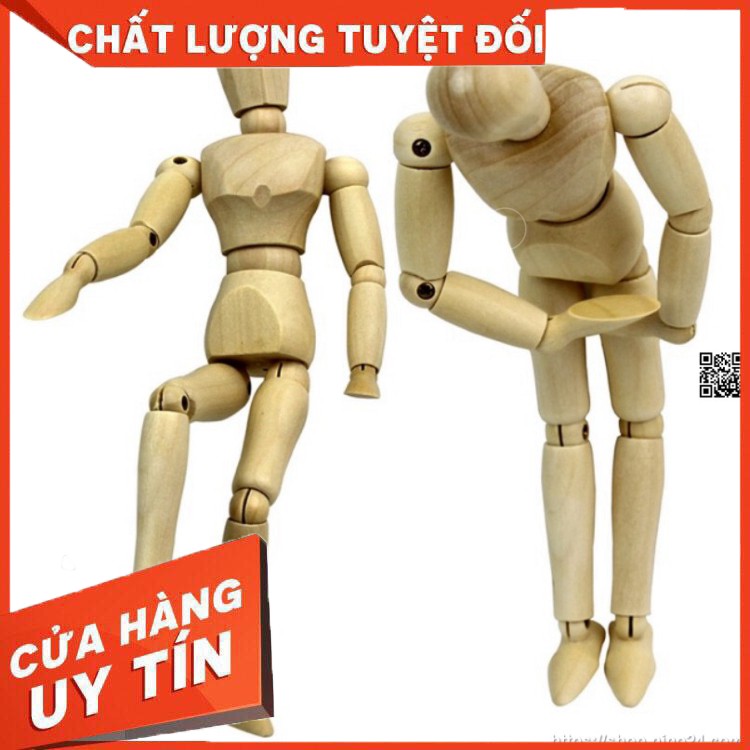 Wooden people model with joints for sketch artist - Imported goods ...