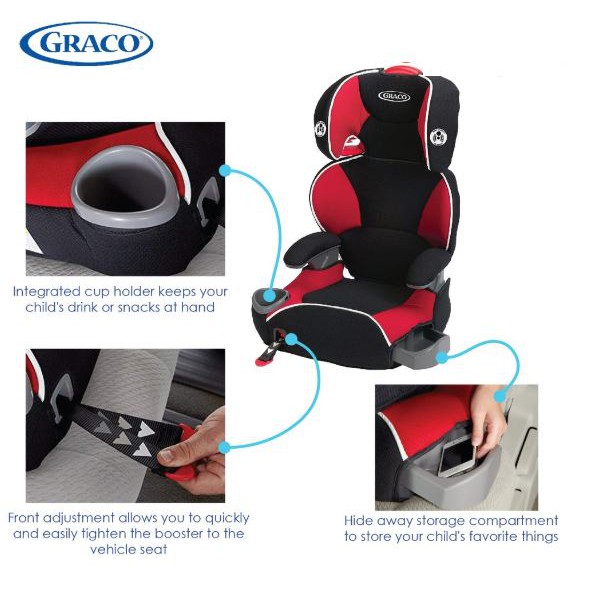 Graco AFFIX Youth Booster Car Seat Atomic 1852665 Best Buy
