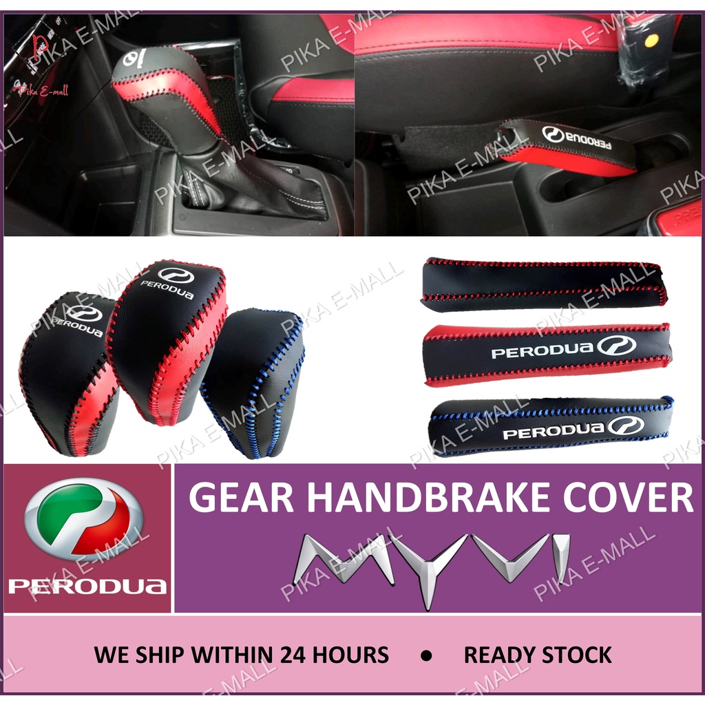 [Perodua] MYVI Facelift 2022 MYVI 2018 Gear Knob Cover Handbrake Cover ...