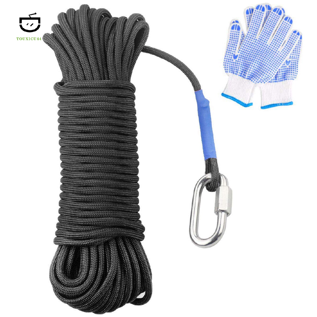 Fishing Magnet Rope 20 Meters, Heavy Rope with Safe Lock,All Purpose ...