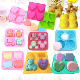CUTE SILICONE MOULD Assorted Moulds Silicon Mold Acuan Silikon Cartoon ...