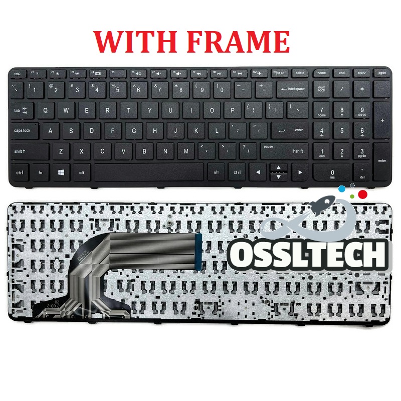 HP 15-e 15-f 15-g 15-n 15-r Series 719853-001 d008tu Laptop Keyboard ...