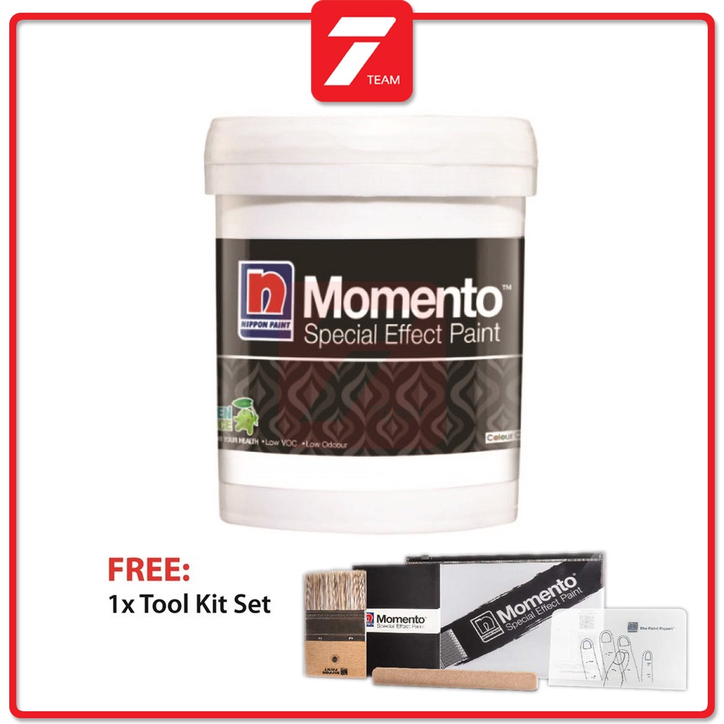NIPPON PAINT MOMENTO® Textured Series ( FREE Momento Toolkit ) | Shopee ...