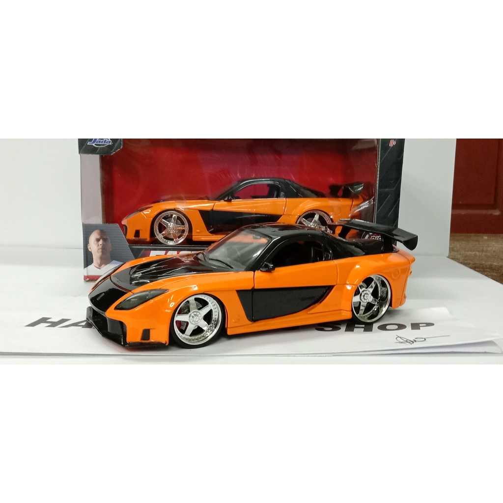 JADA FAST & FURIOUS 1:24 HAN'S MAZDA RX-7 TOKYO DRIFT DIECAST | Shopee Malaysia