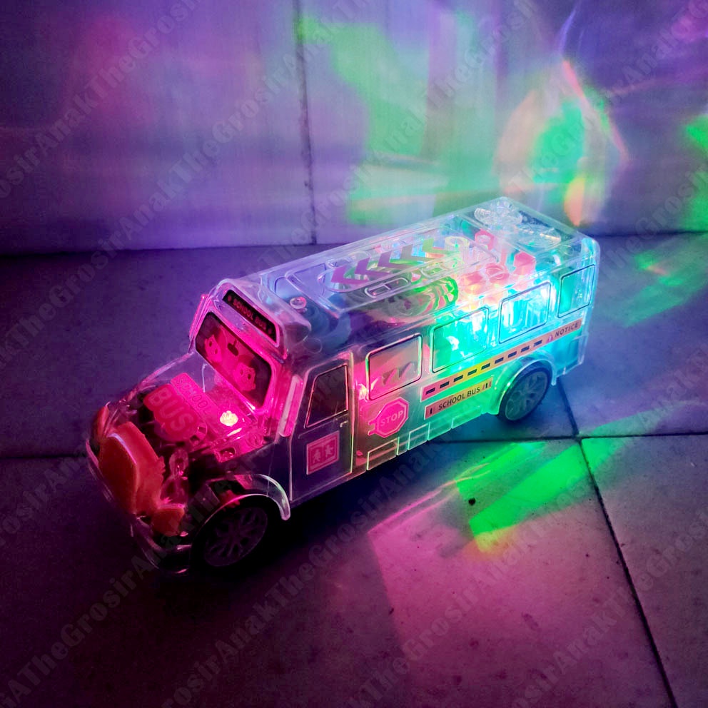 School BUS 3D LED Toys Can SCHOOL On Music Lights | Shopee Malaysia