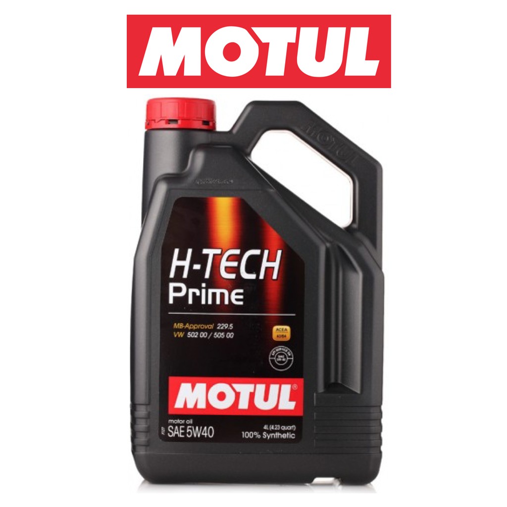 Motul H-Tech Prime 5W40 Fully Synthetic Engine Oil (4L) | Shopee Malaysia