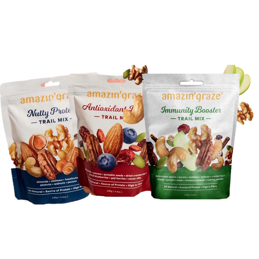 Amazin' graze Immunity Trail Mix / Antioxidant Berry Trail Mix 130G ...