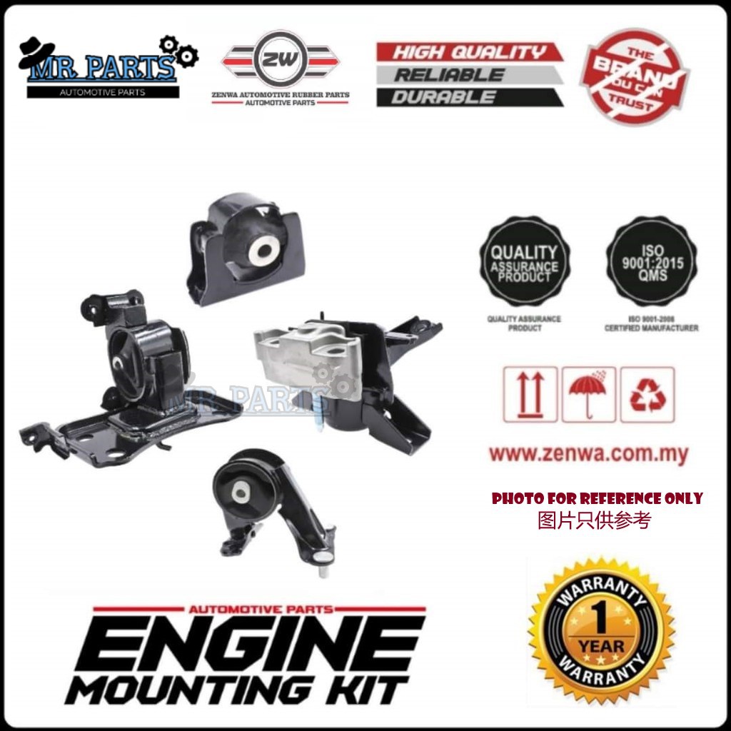 TOYOTA ESTIMA ACR50 / VELLFIRE 2.4 (2WD) ENGINE MOUNTING KIT SET (ZW ...