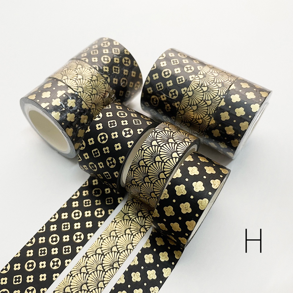 3Pcs/set Bronze Geometry Pastal Washi Tape Plaid Masking Tape Colorful ...