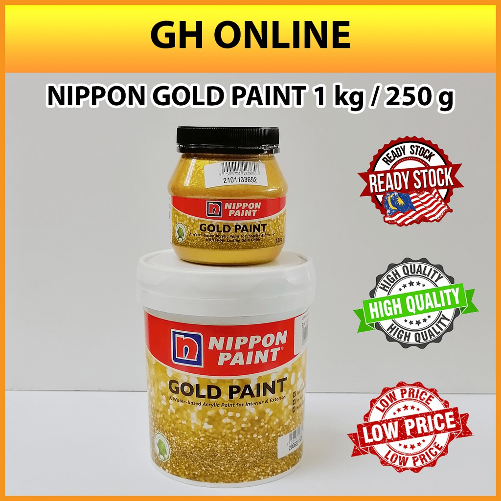 NIPPON GOLD PAINT 1 kg / 250 g 金色漆 | Shopee Malaysia