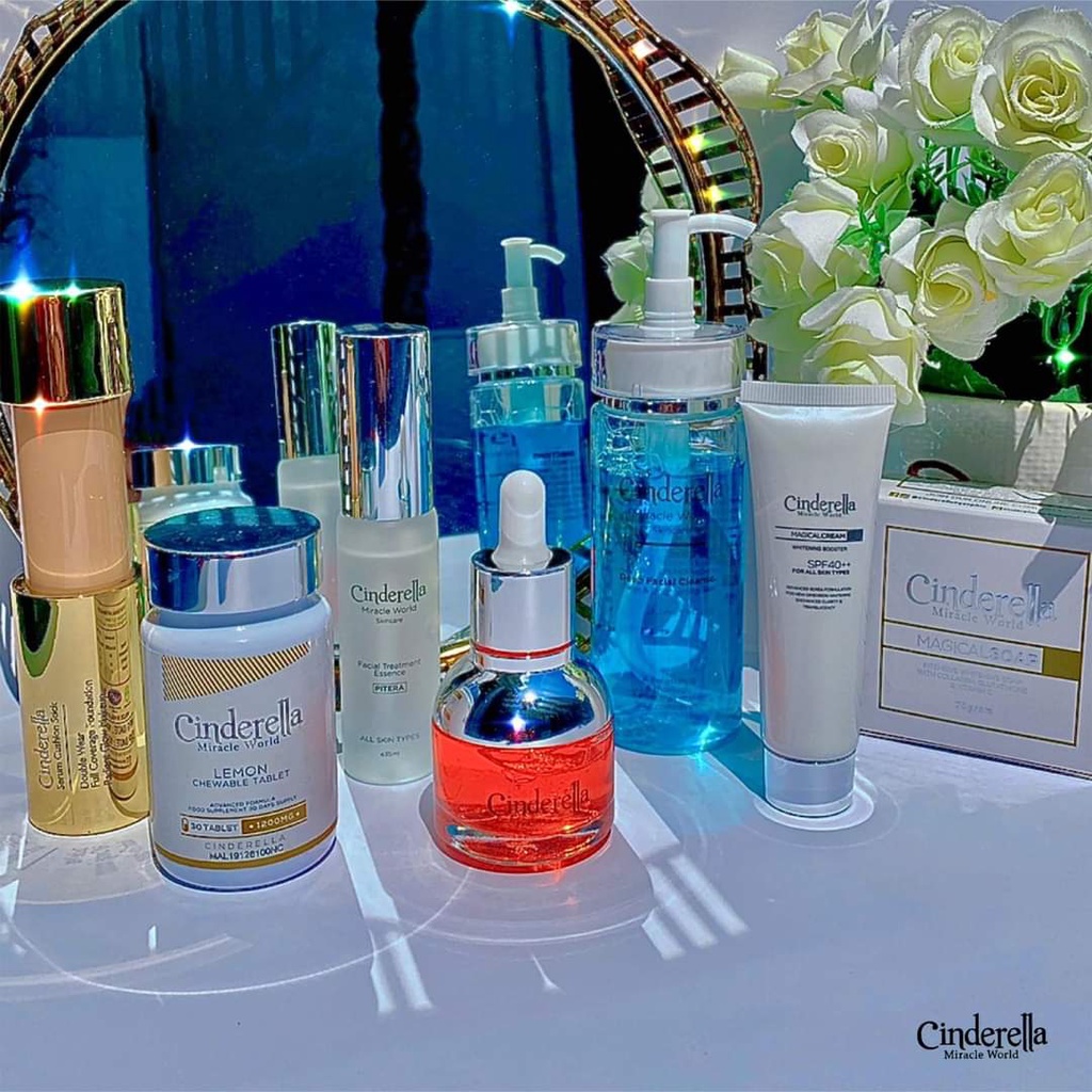 (Ready Stock) Cinderella Set Combo Cinderella Skin Care Cinderella ...