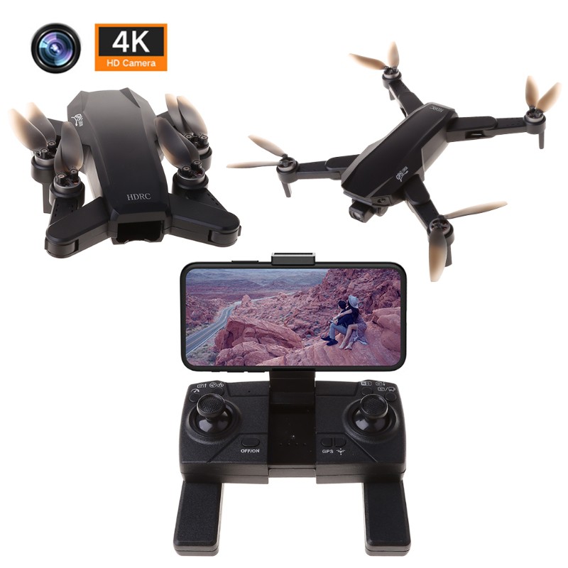 5G 4K Dual-lens Folding RC Drone GPS Positioning Headless Mode Unmanned ...
