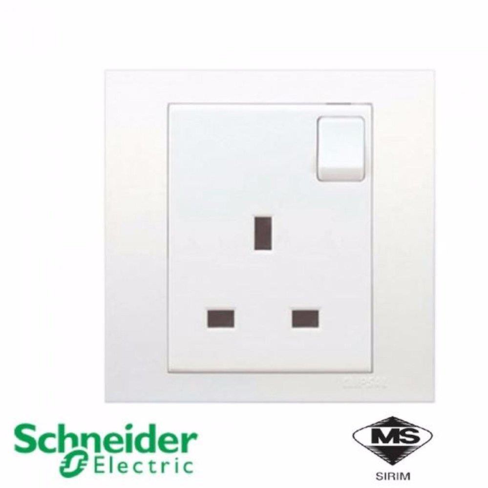 Schneider Vivace (13A Multi Switch Socket/13A Switch Socket) White ...