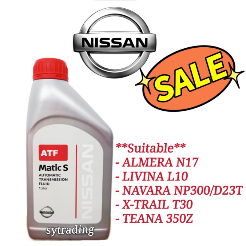 Nissan Matic S Automatic Transmission Fluid Matic ATF 1 Liter Almera ...