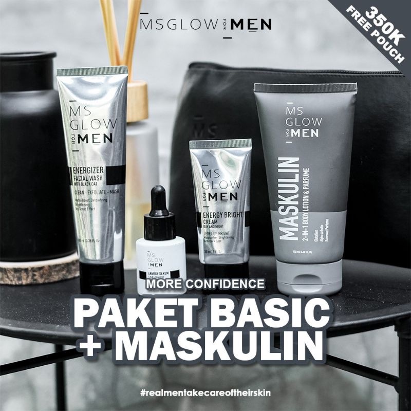 Paket MS Glow Men Complete MS Glow For Men Original BPOM | Shopee Malaysia