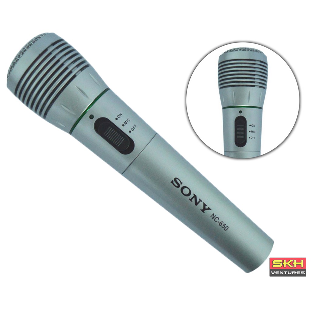 Sony Mic Microphone / Mikrofon Sony (NC650) - 2 In 1 Wireless & Wired ...