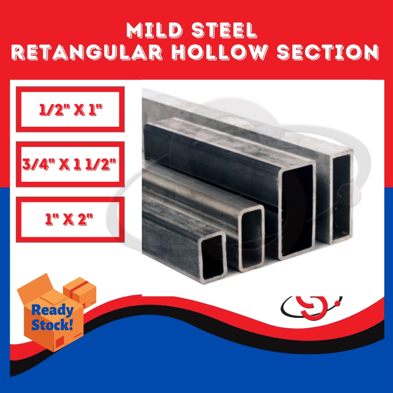SCM Metal Rectangular Tube Hollow Mild Steel Rectangular Hollow Section ...