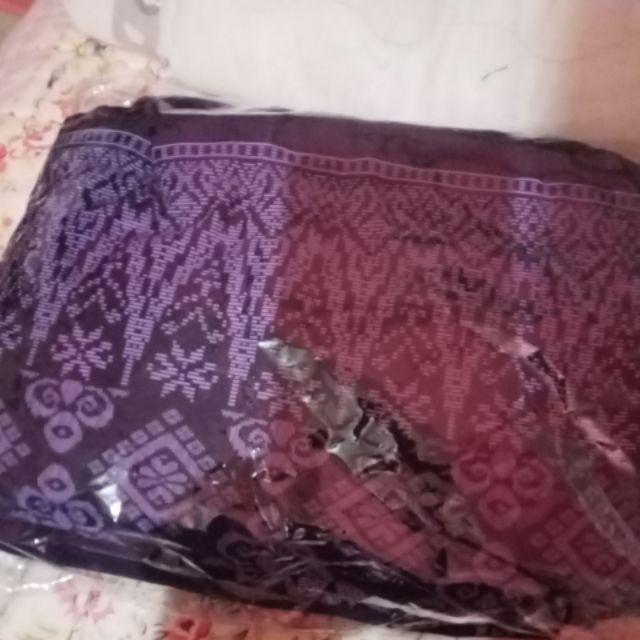 [SZ 36-56] Baju Kurung Corak Songket Bunga Tabur Dark Purple | Shopee ...
