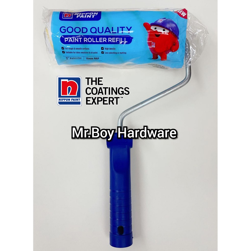 7" Polyester Roller Refill Set Nippon Paint | Shopee Malaysia