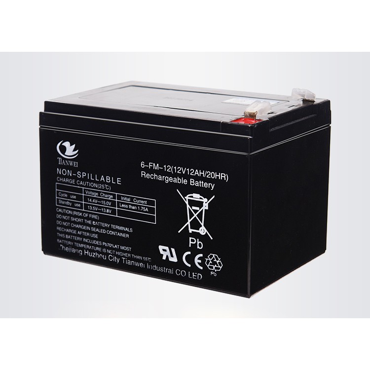 TIANWEI 12V12AH PREMIUM Rechargeable Sealed Lead Acid Battery For ...