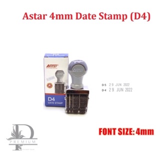 Astar Dater Stamp (3mm/4mm/5mm) / Cop Tarikh / Date Stamp | Shopee Malaysia