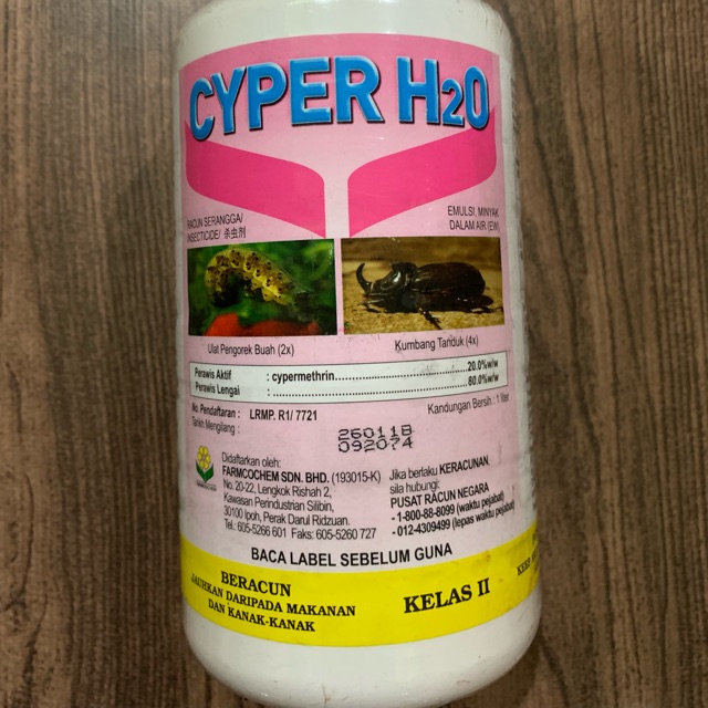 CYPER H2O 水性杀虫剂 “1liter” air plant 都可以使用 | Shopee Malaysia