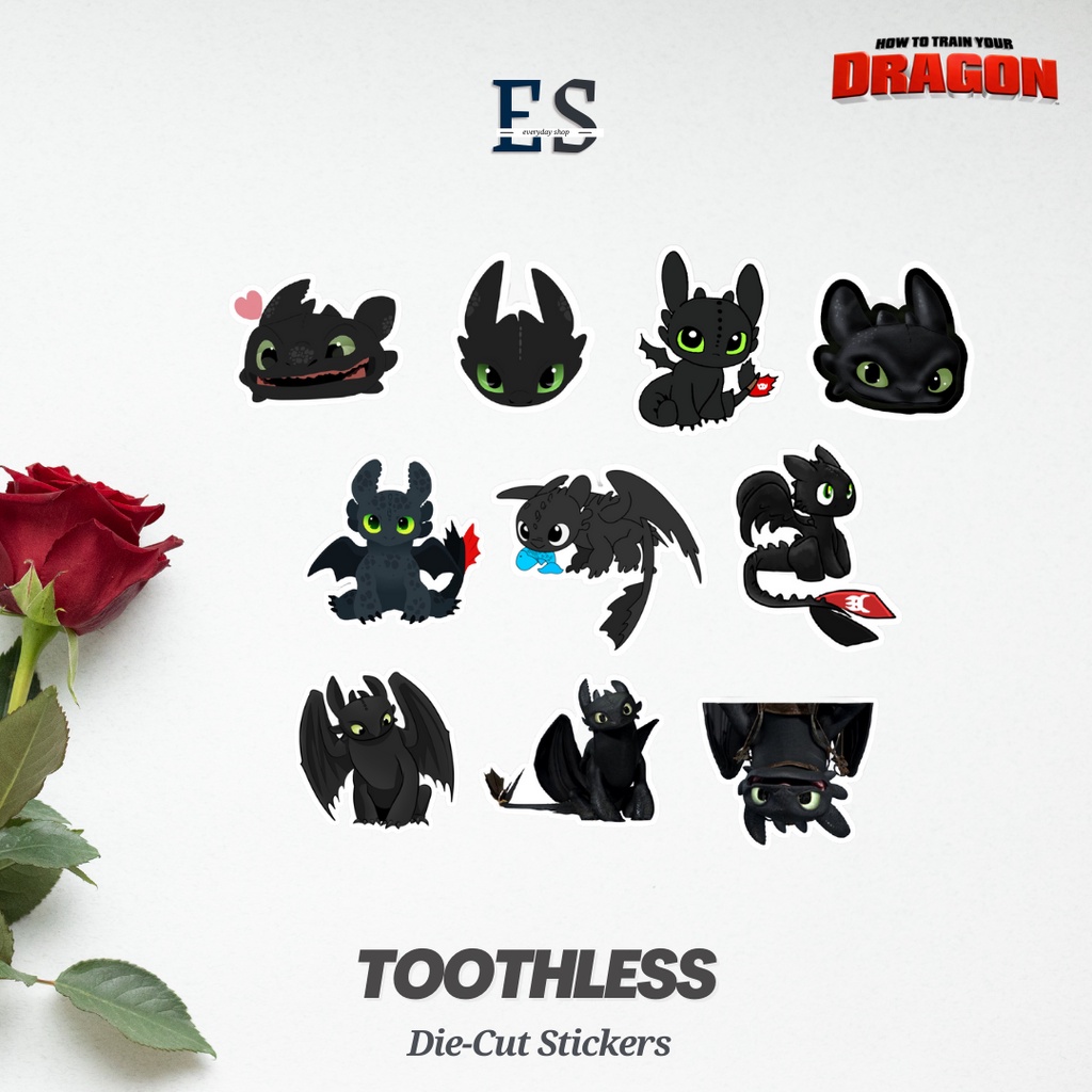 Dragon Toothless Stickers | Disney Stickers | Die Cut Stickers ...