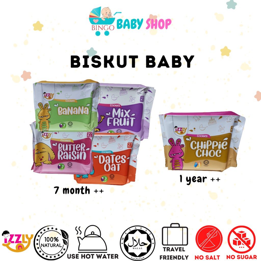 Biskut Bayi Cair Dimulut Biskut Baby Biskut Izzly Baby Food Baby Snack ...