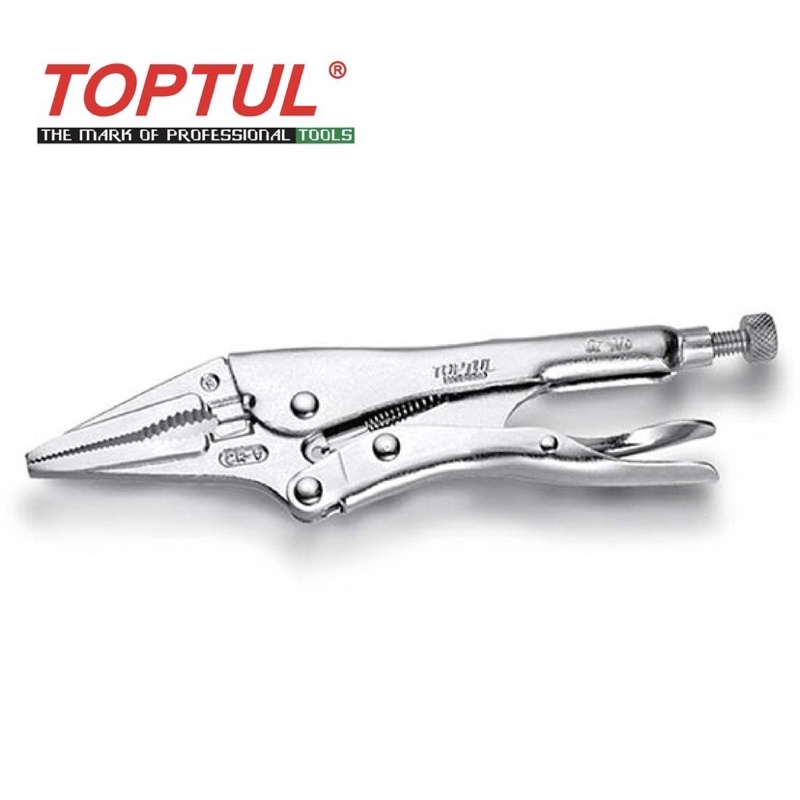 Toptul long nose locking pliers with wire cutter (DAAS1A06) | Shopee ...