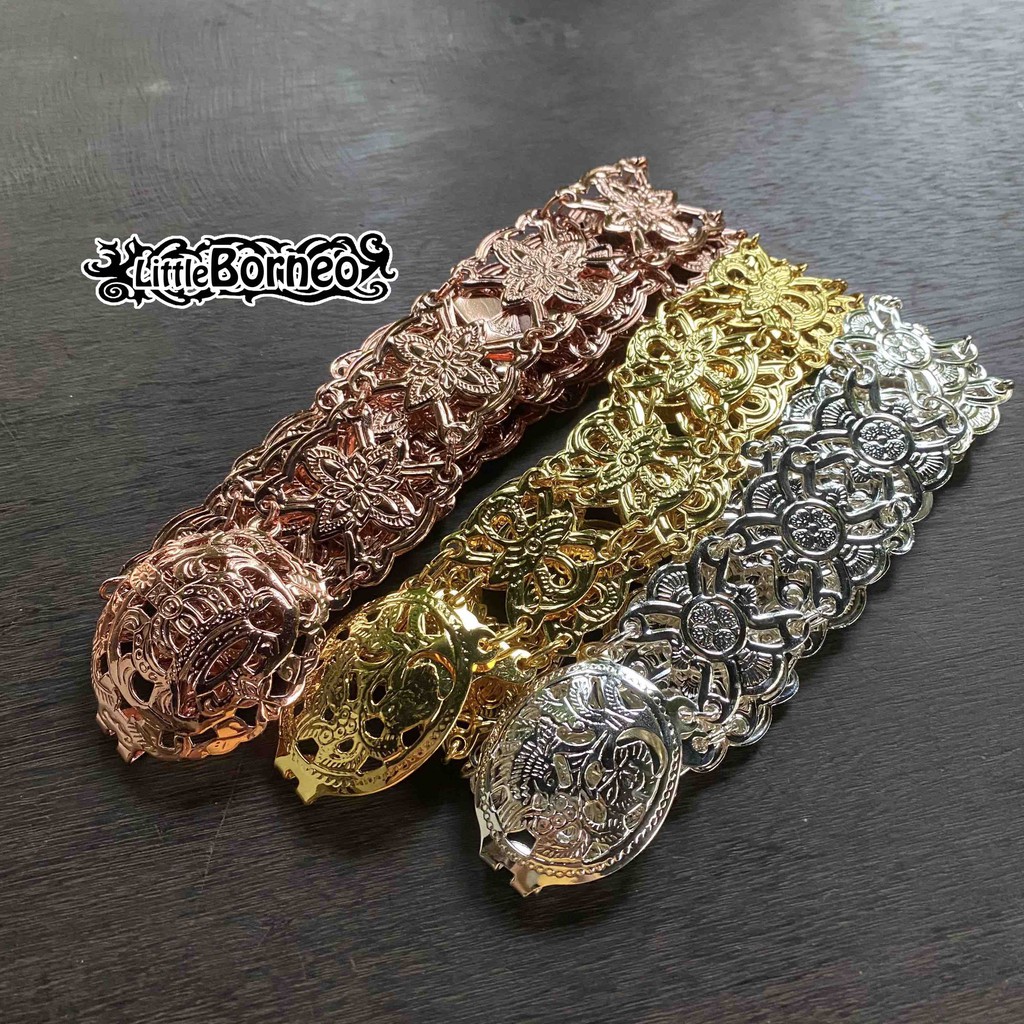 Belt Besi - Steel Belt (Silver, Gold, Rose Gold) - Tali Pinggang Besi ...